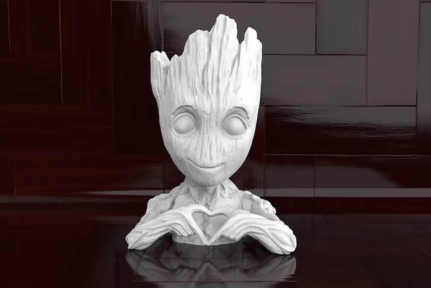 Baby Groot Heart - 3D Print Model by 3DModelDesigner