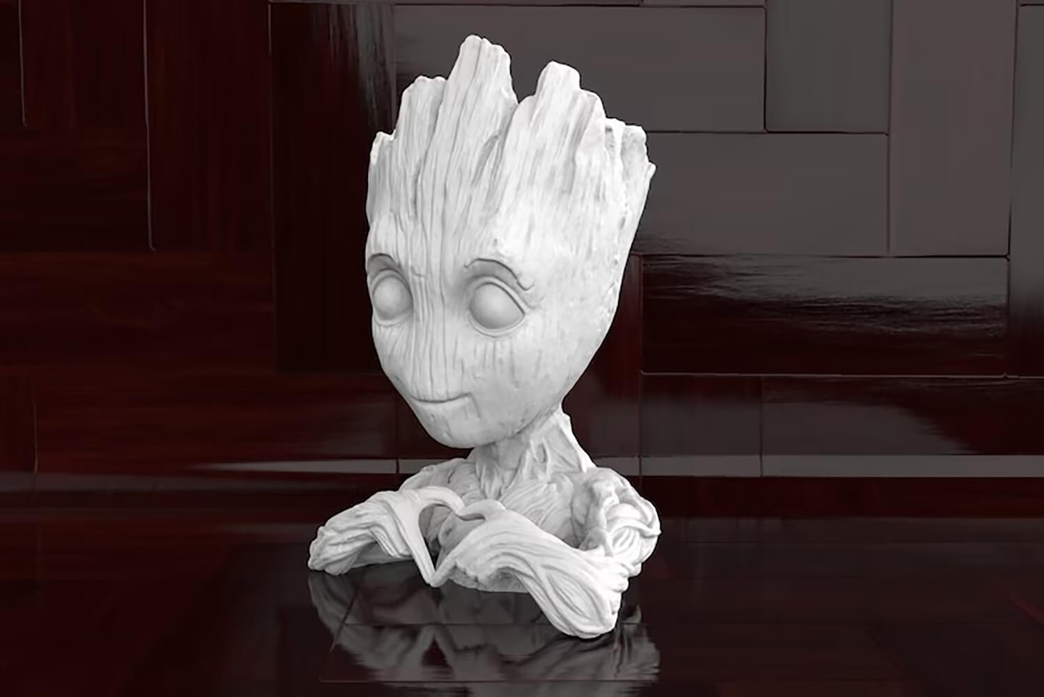 Baby Groot Heart - 3D Print Model by 3DModelDesigner