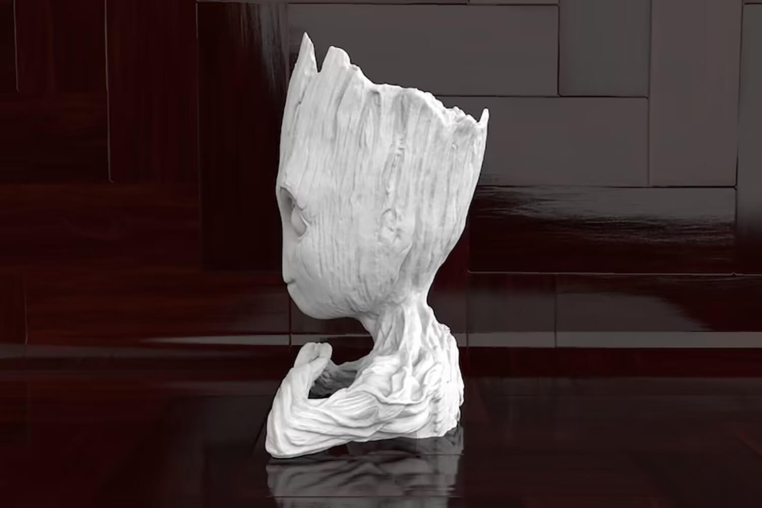 Baby Groot Heart - 3D Print Model by 3DModelDesigner