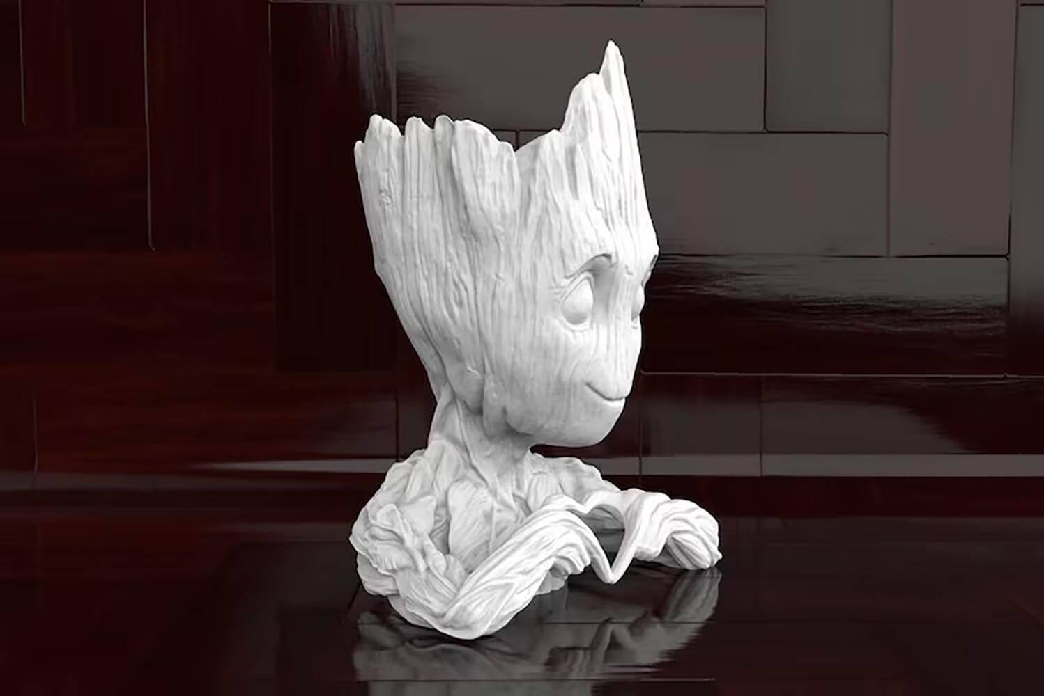 Baby Groot Heart - 3D Print Model by 3DModelDesigner