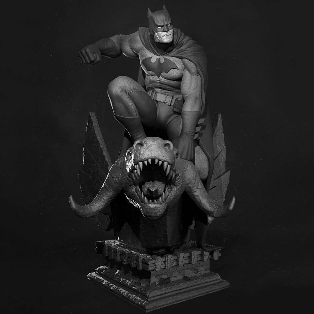 Batman (Batman) - 3D Print Model by 3DModelDesigner
