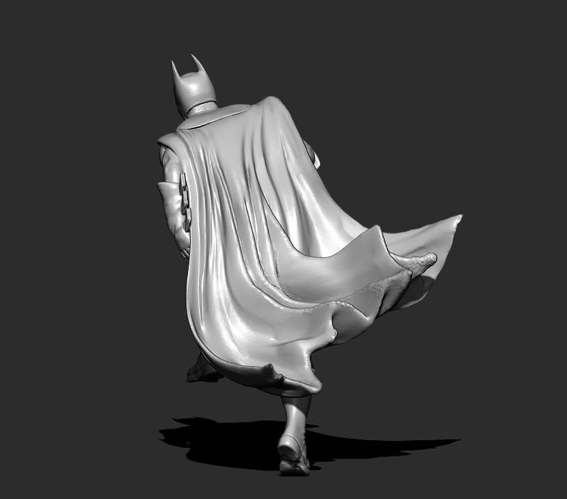 Batman - 3 Poses 3D Print Model by 3DModelDesigner