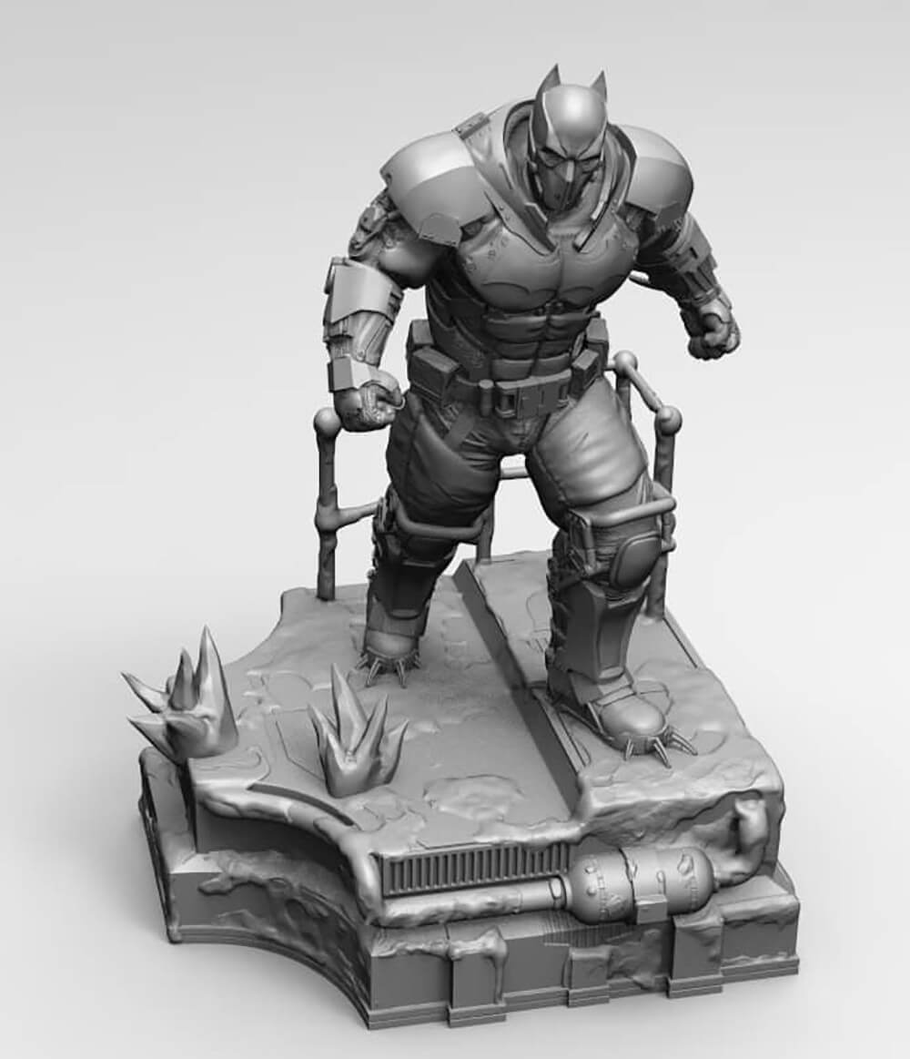 Batman Arkham Origins XE Suit - 3D Model by 3DModelDesigner