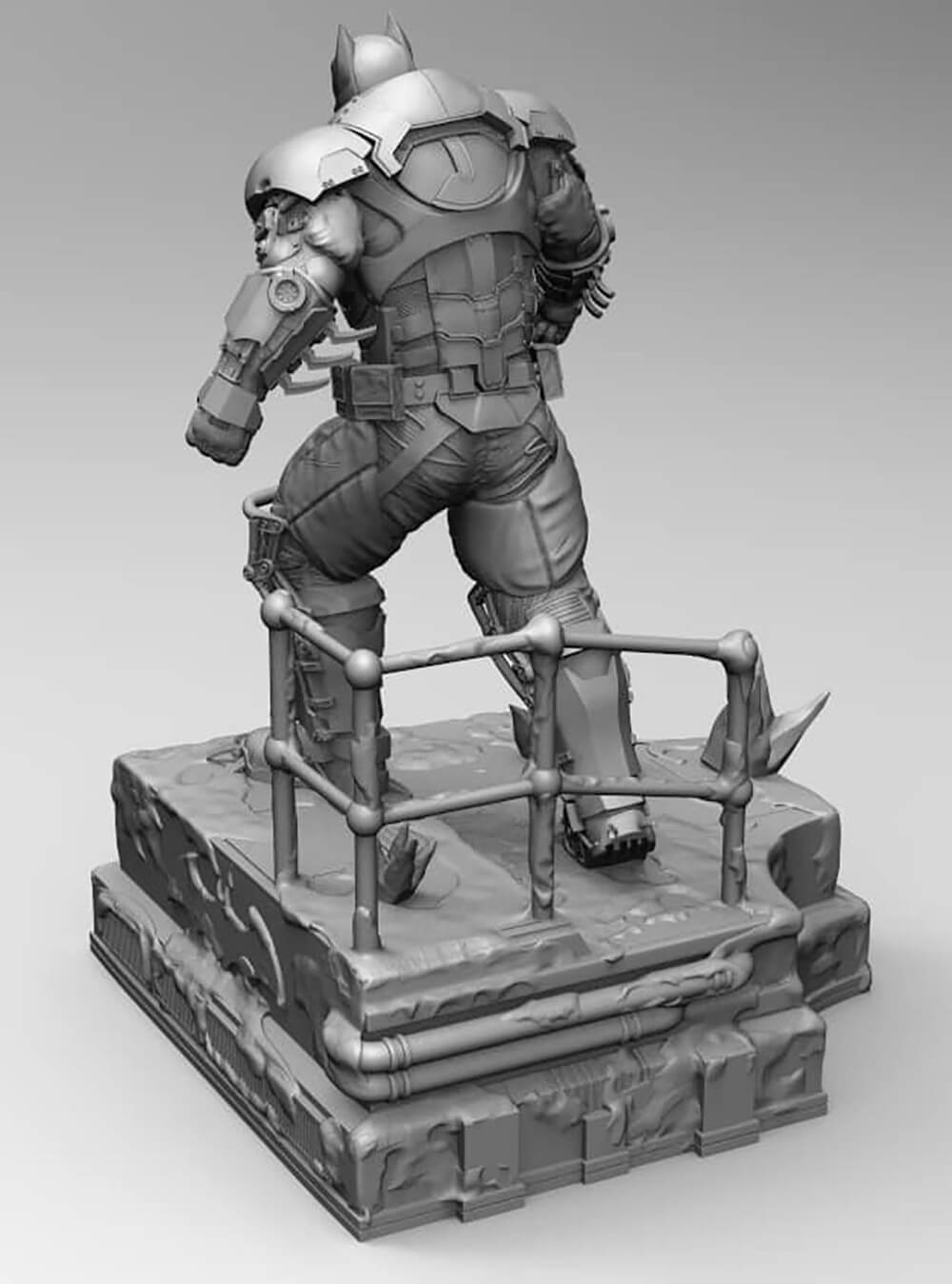 Batman Arkham Origins XE Suit - 3D Model by 3DModelDesigner