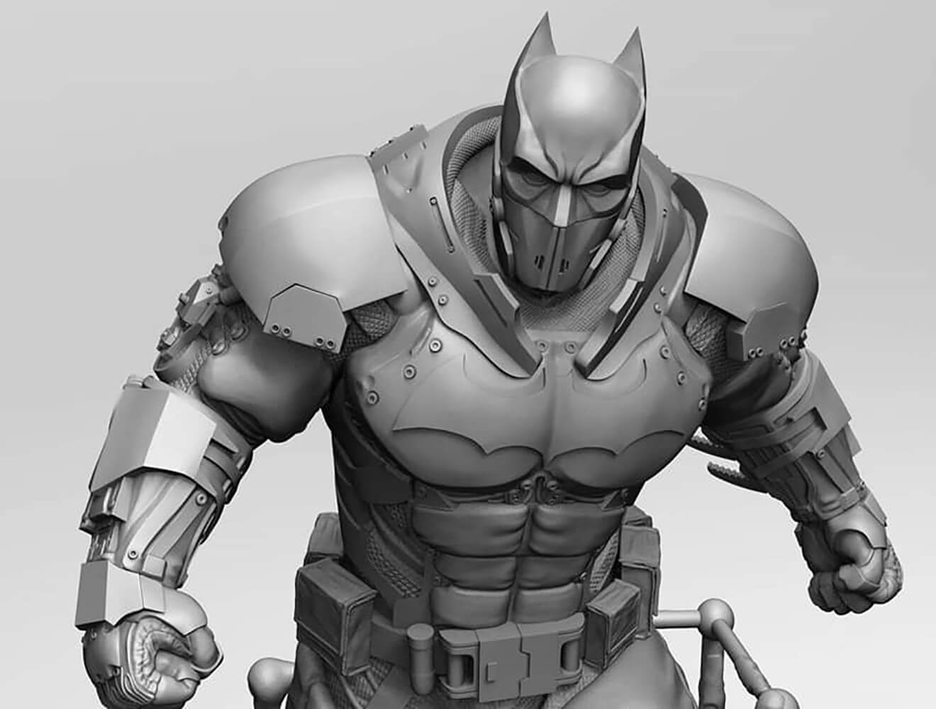 Batman Arkham Origins XE Suit - 3D Model by 3DModelDesigner
