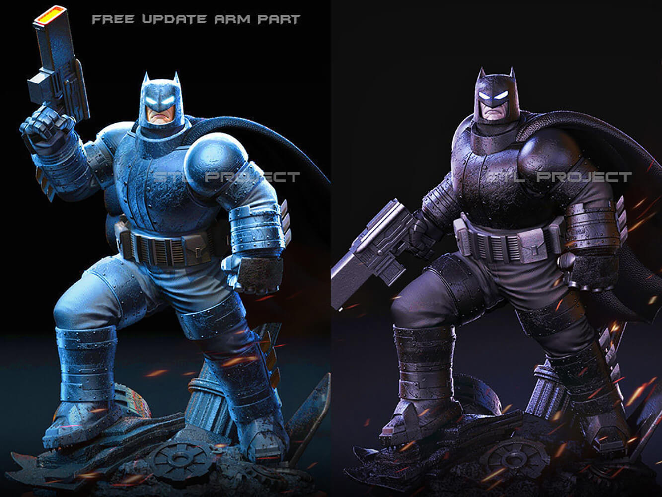Batman Armored - 3D Model by 3DModelDesigner