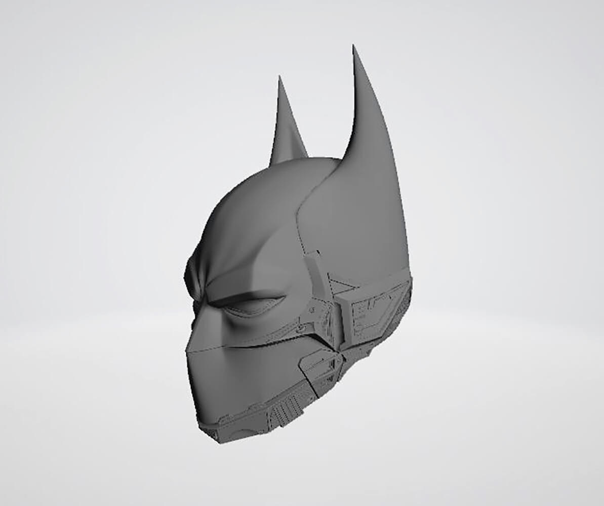 Batman Beyond Helmet - 3D Model by 3DModelDesigner
