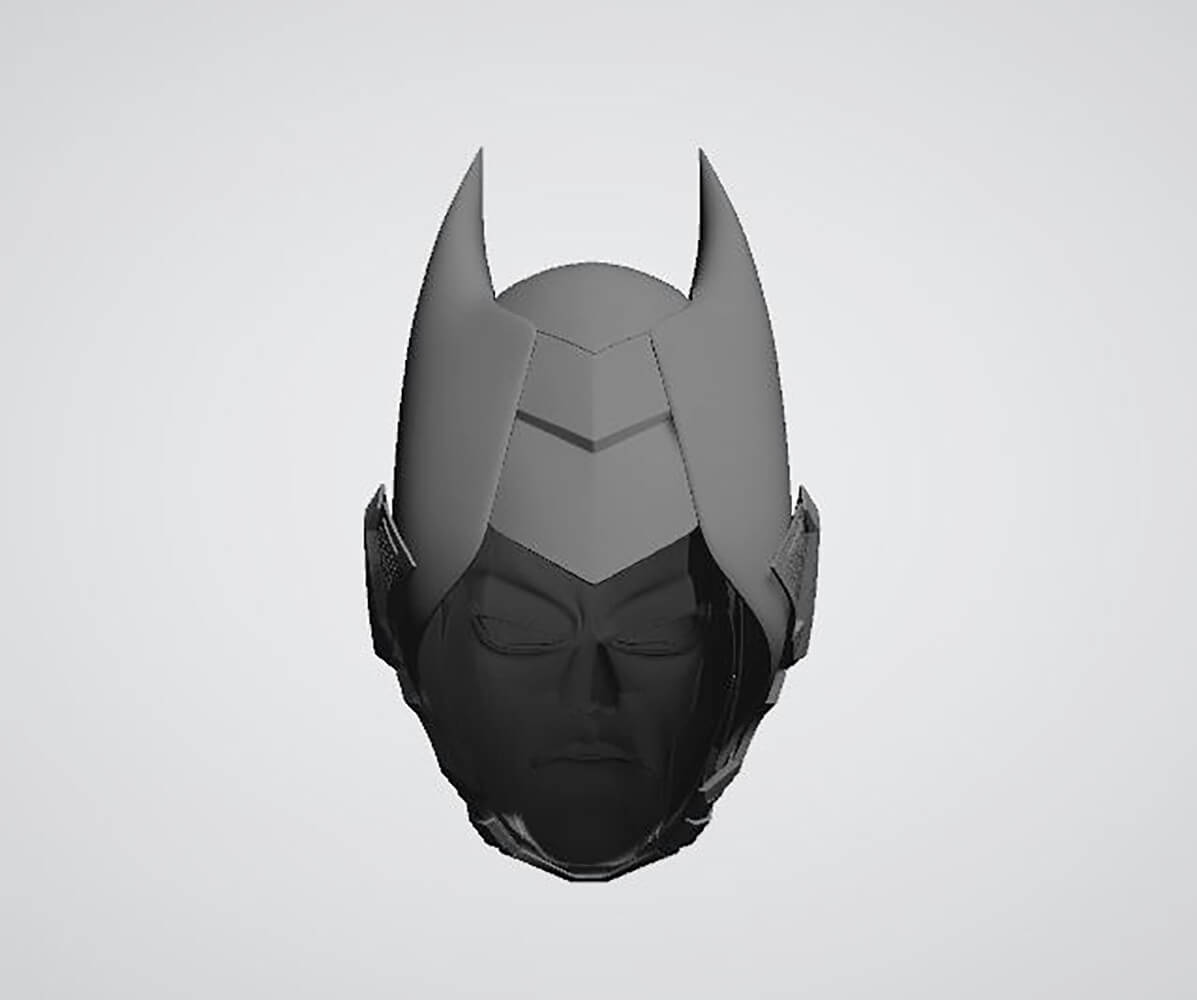 Batman Beyond Helmet - 3D Model by 3DModelDesigner