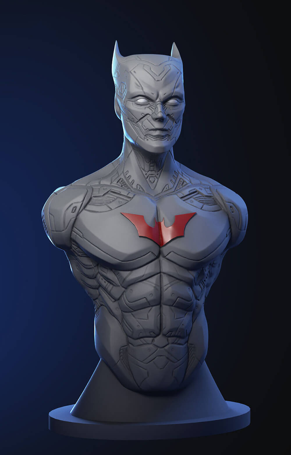 Batman Bust 2020 - 3D Model by 3DModelDesigner