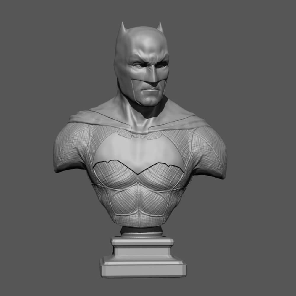 Batman Bust (Batman Bust) - 3D Model by 3DModelDesigner