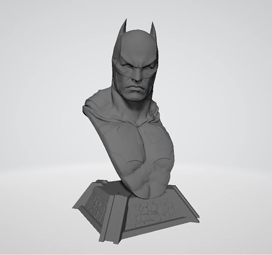 Batman Bust (Batman Bust) - 3D Model by 3DModelDesigner