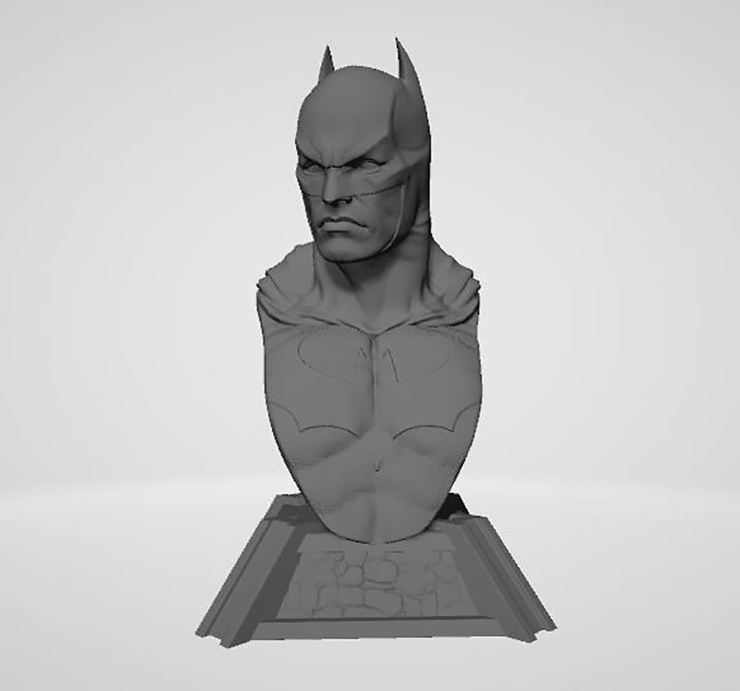 Batman Bust (Batman Bust) - 3D Model by 3DModelDesigner