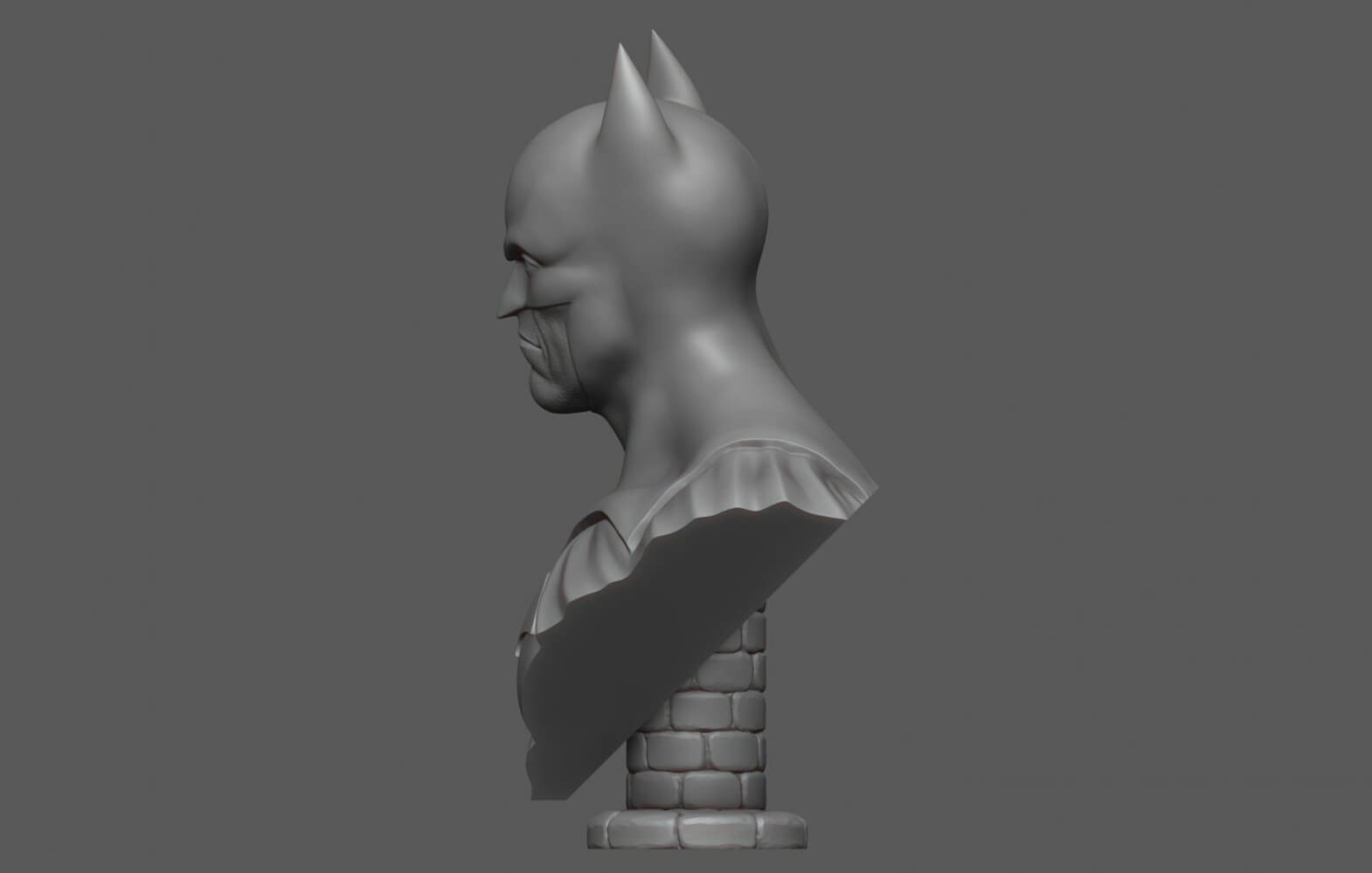Batman Bust (Batman Bust) - 3D Print Model by 3DModelDesigner