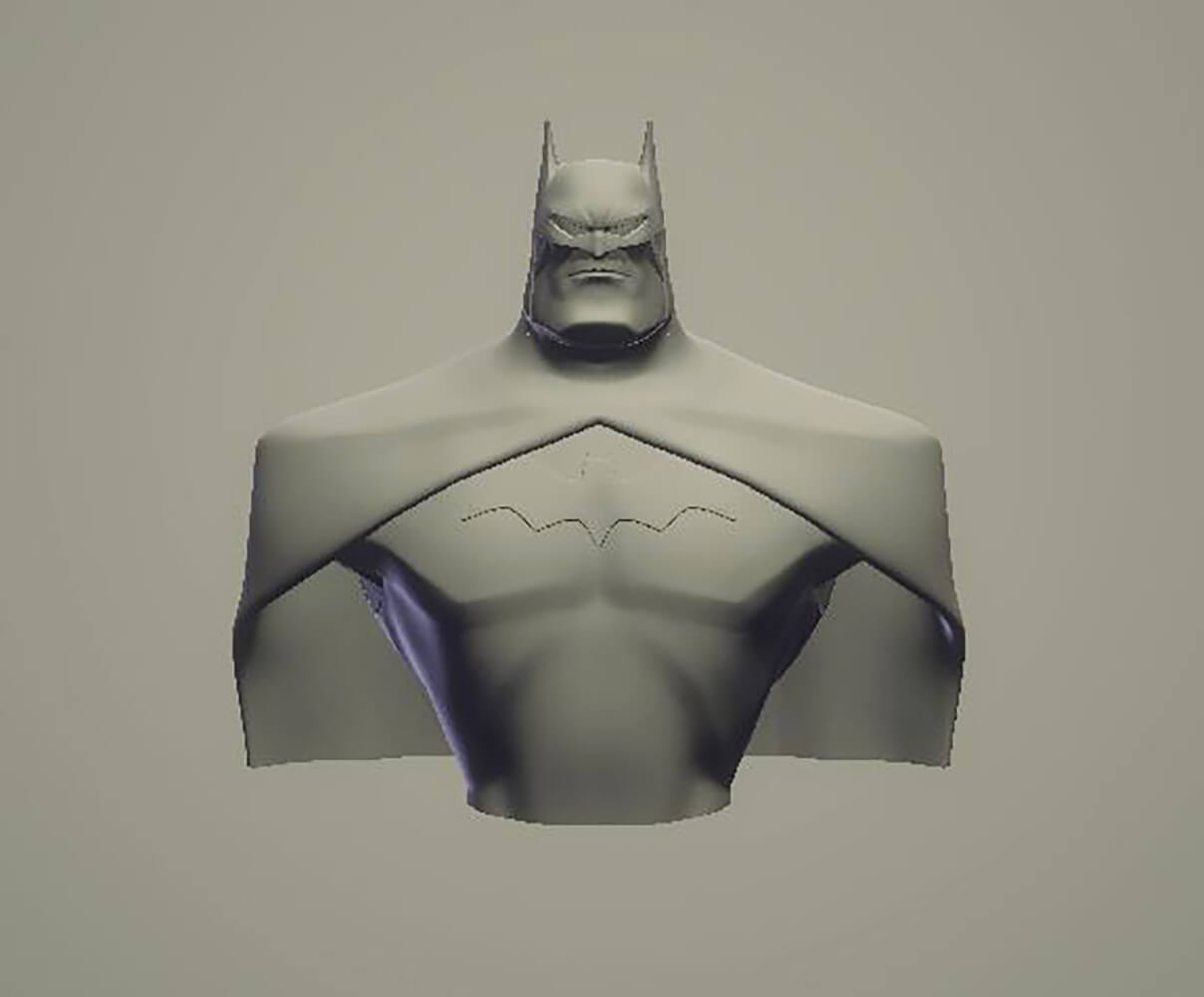 Batman Cartoon - 3D Model by 3DModelDesigner