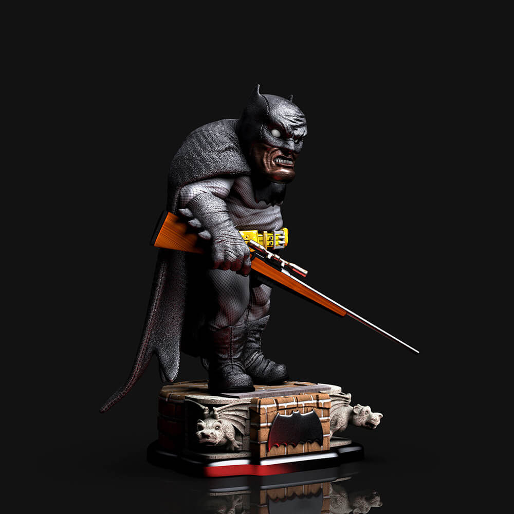 Batman Chibi Dark Knight - 3D Model by 3DModelDesigner