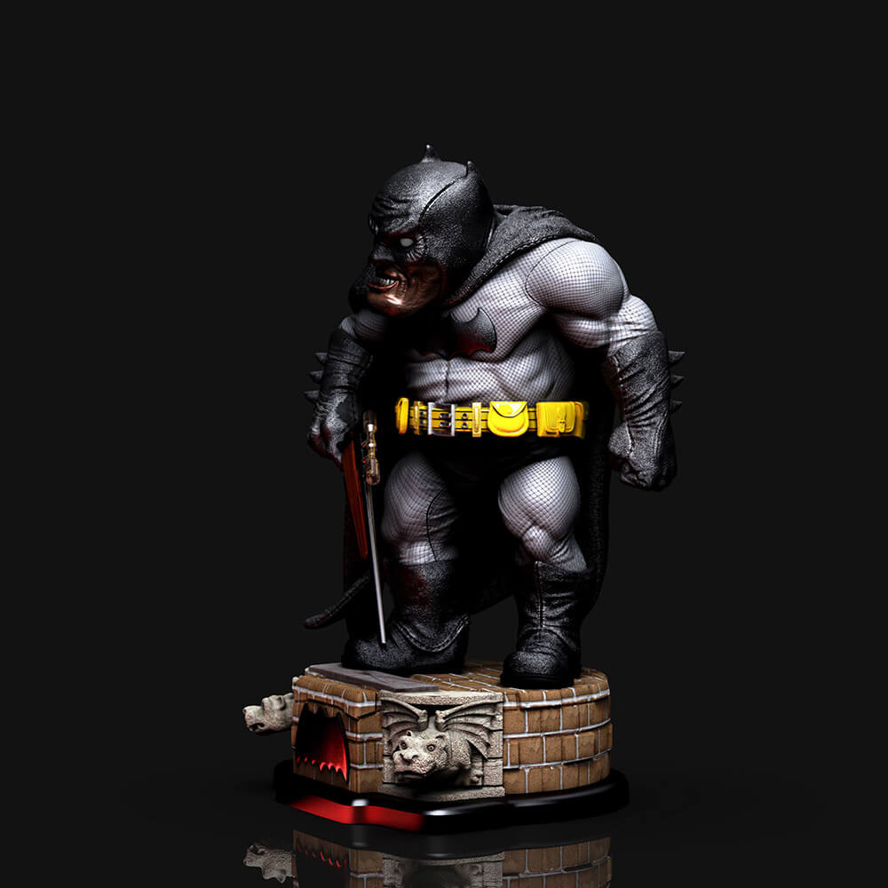 Batman Chibi Dark Knight - 3D Model by 3DModelDesigner