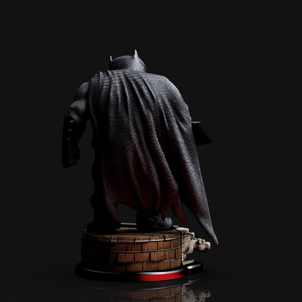 Batman Chibi Dark Knight - 3D Model by 3DModelDesigner