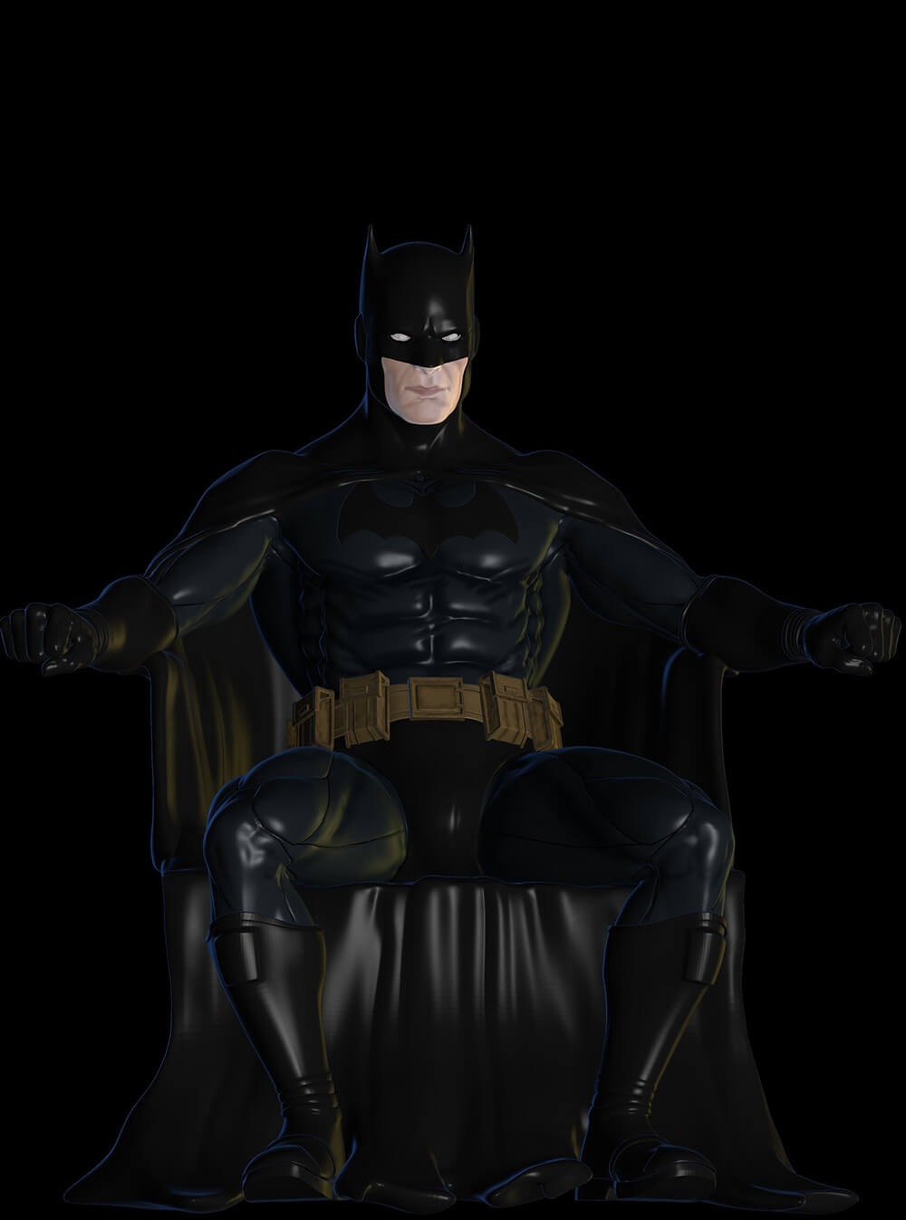 Batman Detective - 3D Model by 3DModelDesigner