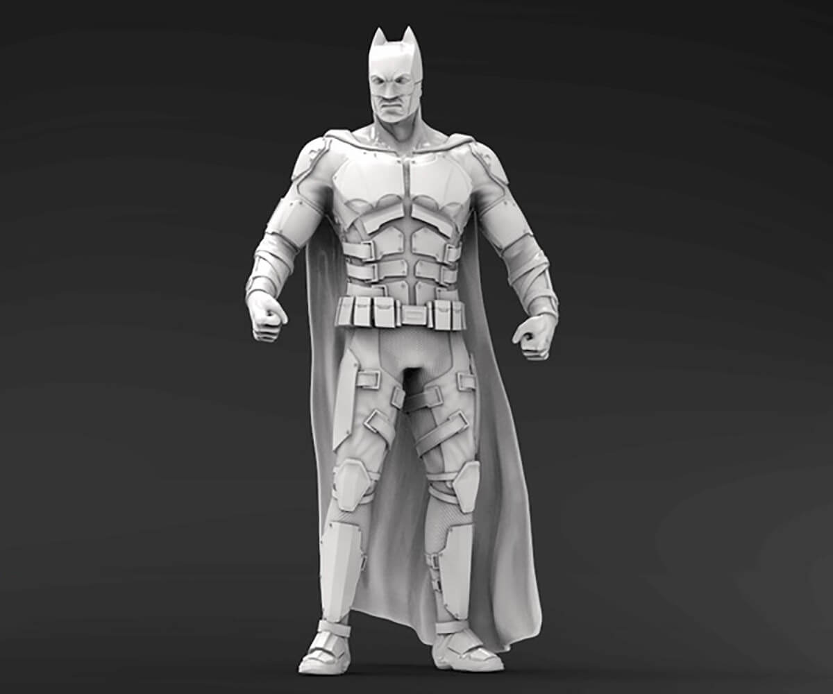 Batman Figure - 3D Print Model by 3DModelDesigner