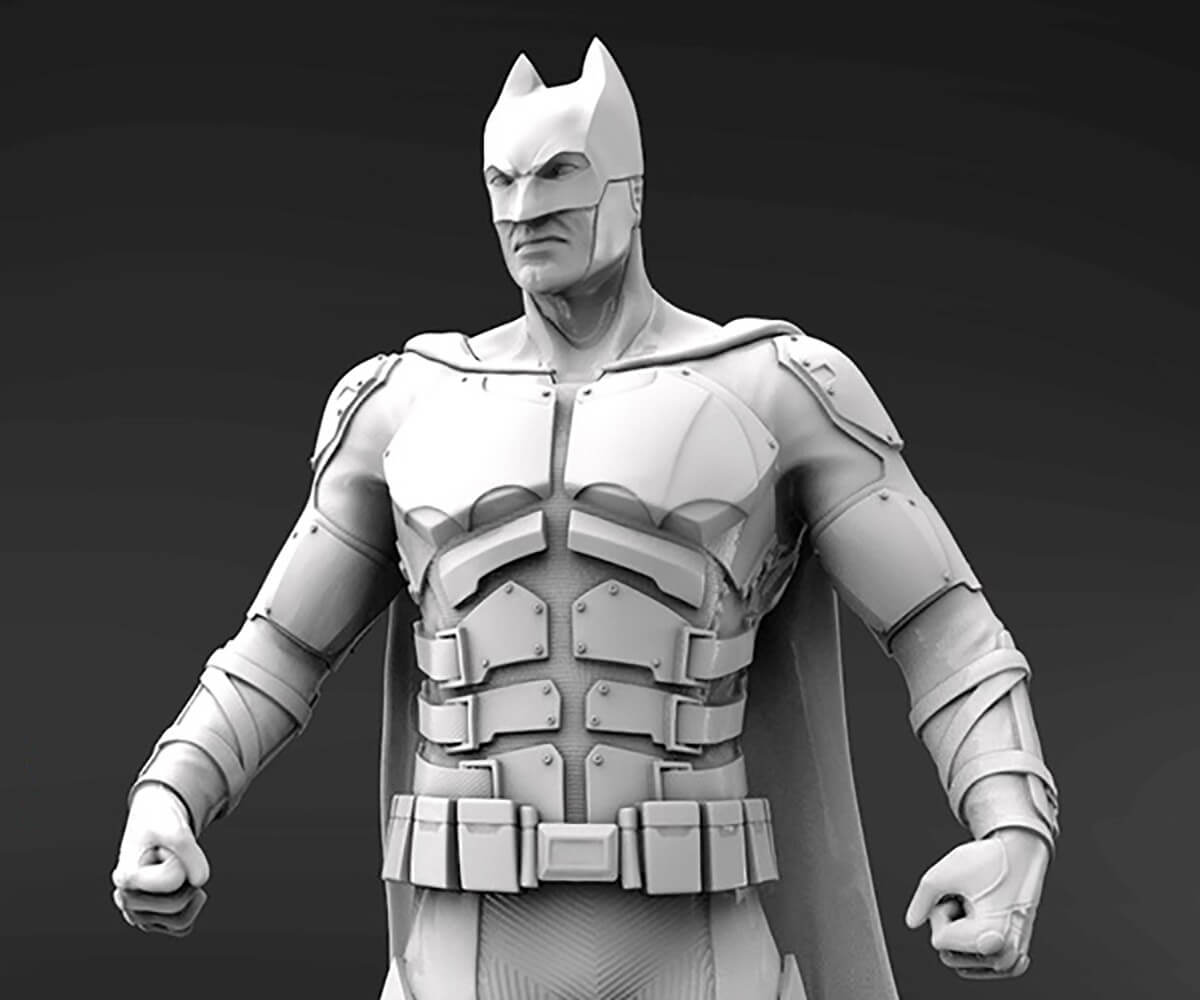 Batman Figure - 3D Print Model by 3DModelDesigner