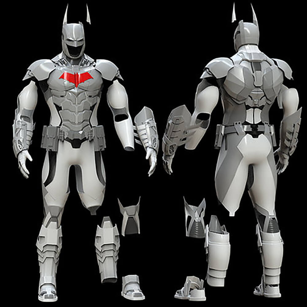 Batman Full Body Batsuit Armor From Arkham Knight - 3D Model by ...