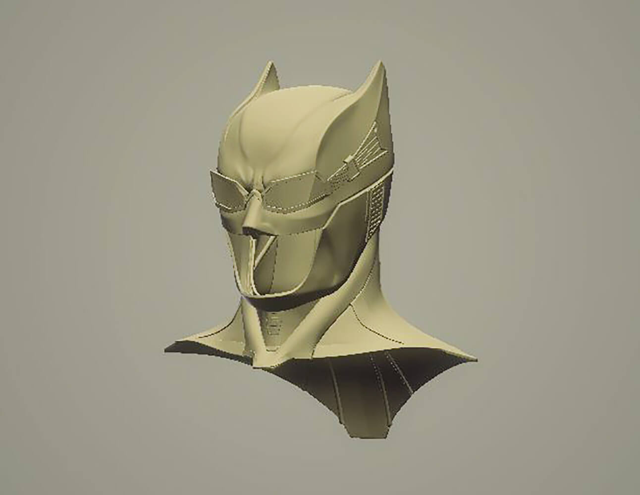 Batman Helmet - 3D Model by 3DModelDesigner