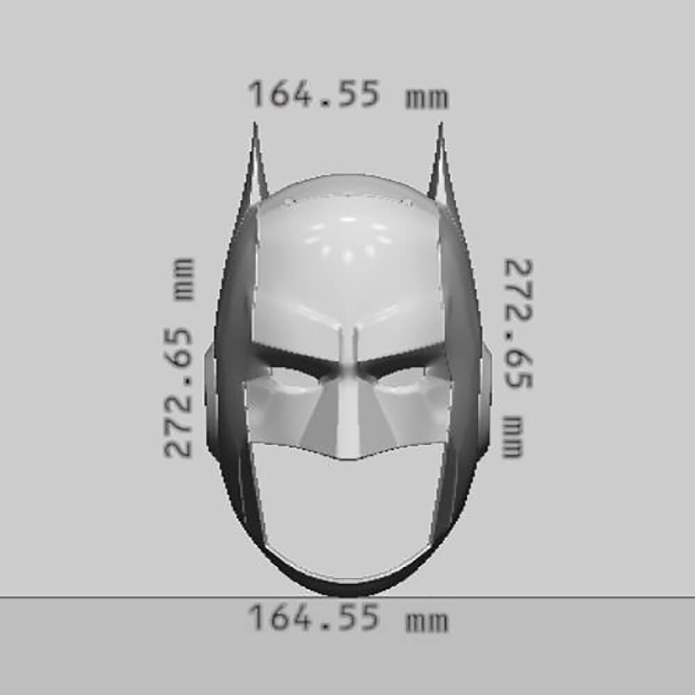 Batman Helmet - 3D Model by 3DModelDesigner