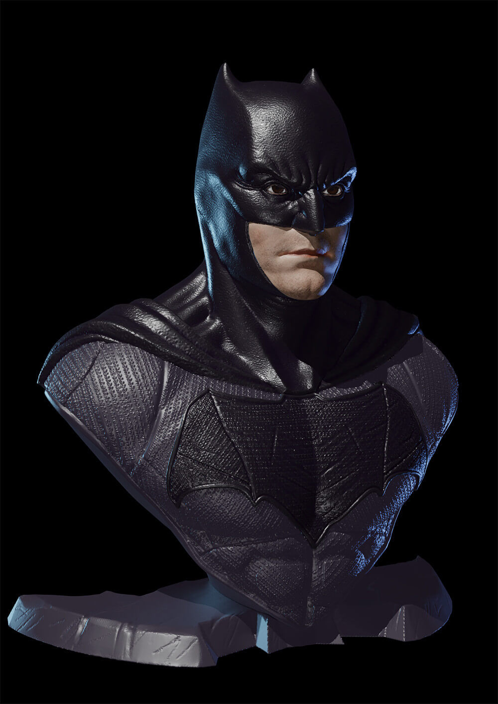Batman Justice League Bust - 3D Model by 3DModelDesigner