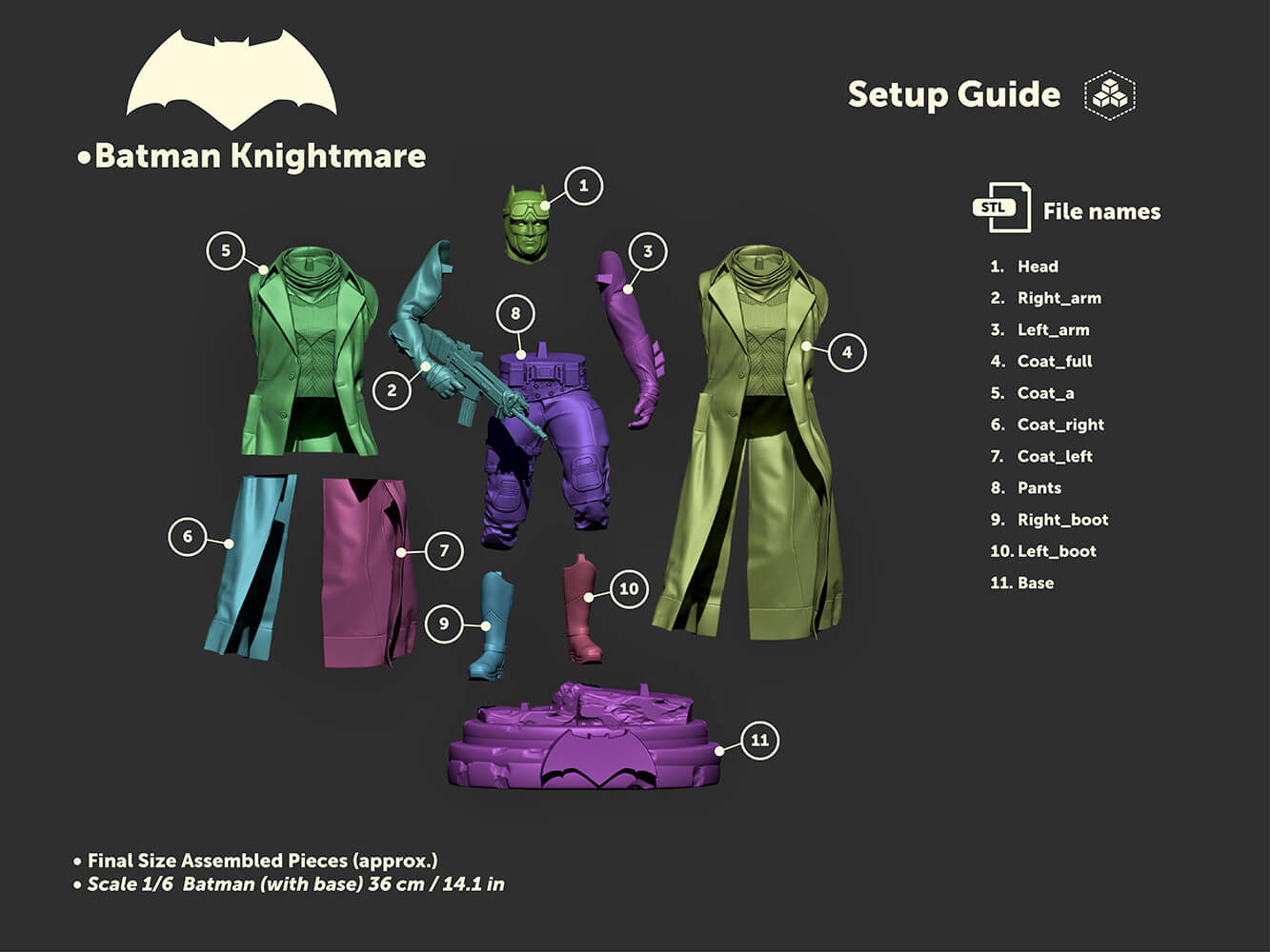 Batman Knightmare From DC - 3D Print Model by 3DModelDesigner