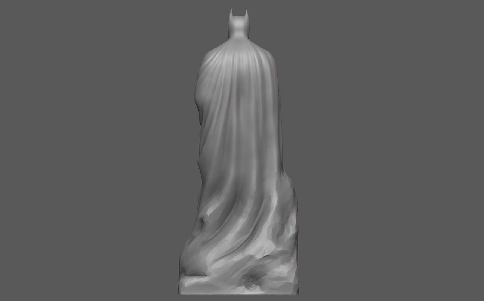 Batman Memorial Statue - 3D Model by 3DModelDesigner