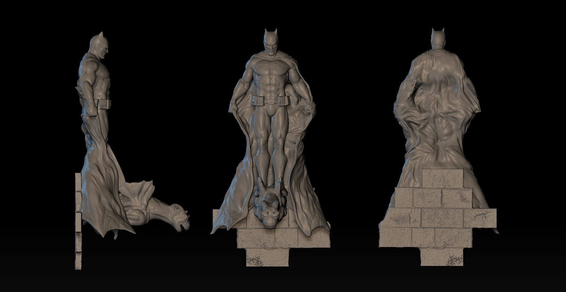 Batman Night Surveillance - 3D Print Model by 3DModelDesigner