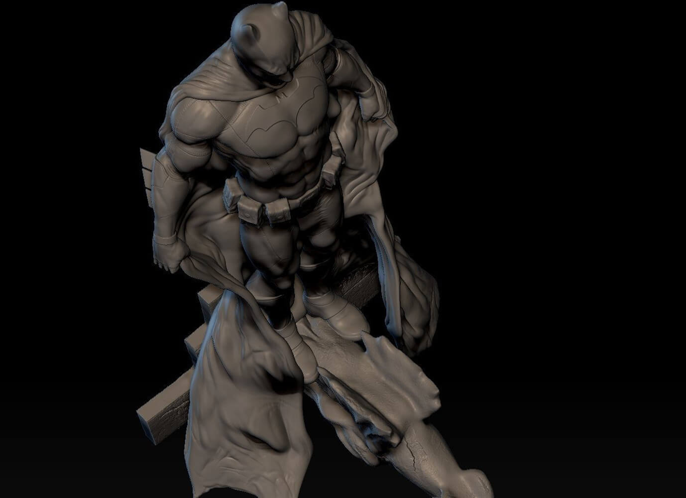 Batman Night Surveillance - 3D Print Model by 3DModelDesigner