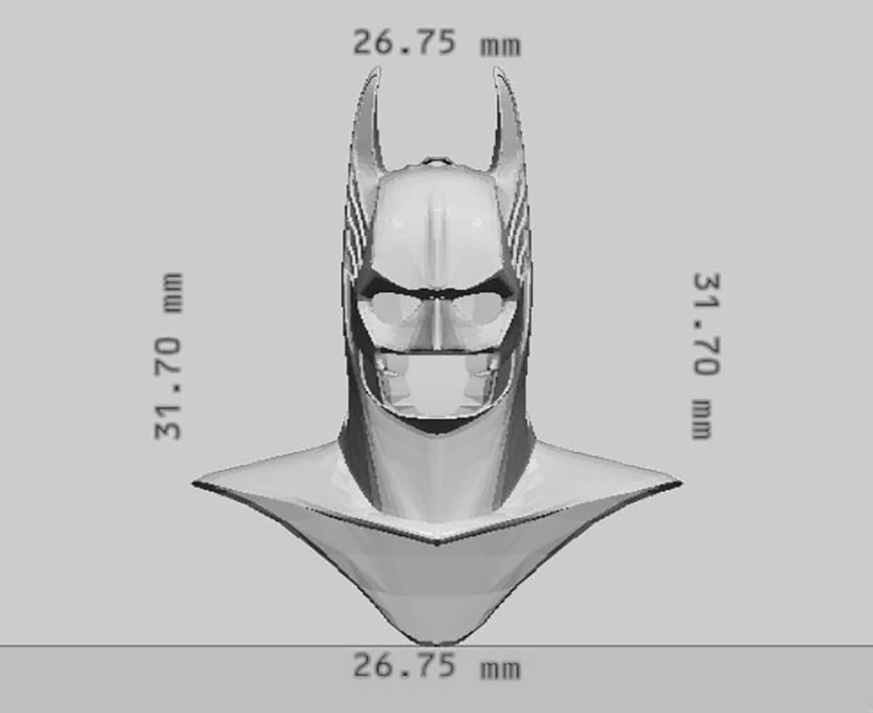 Batman Sonar Cowl - 3D Model by 3DModelDesigner