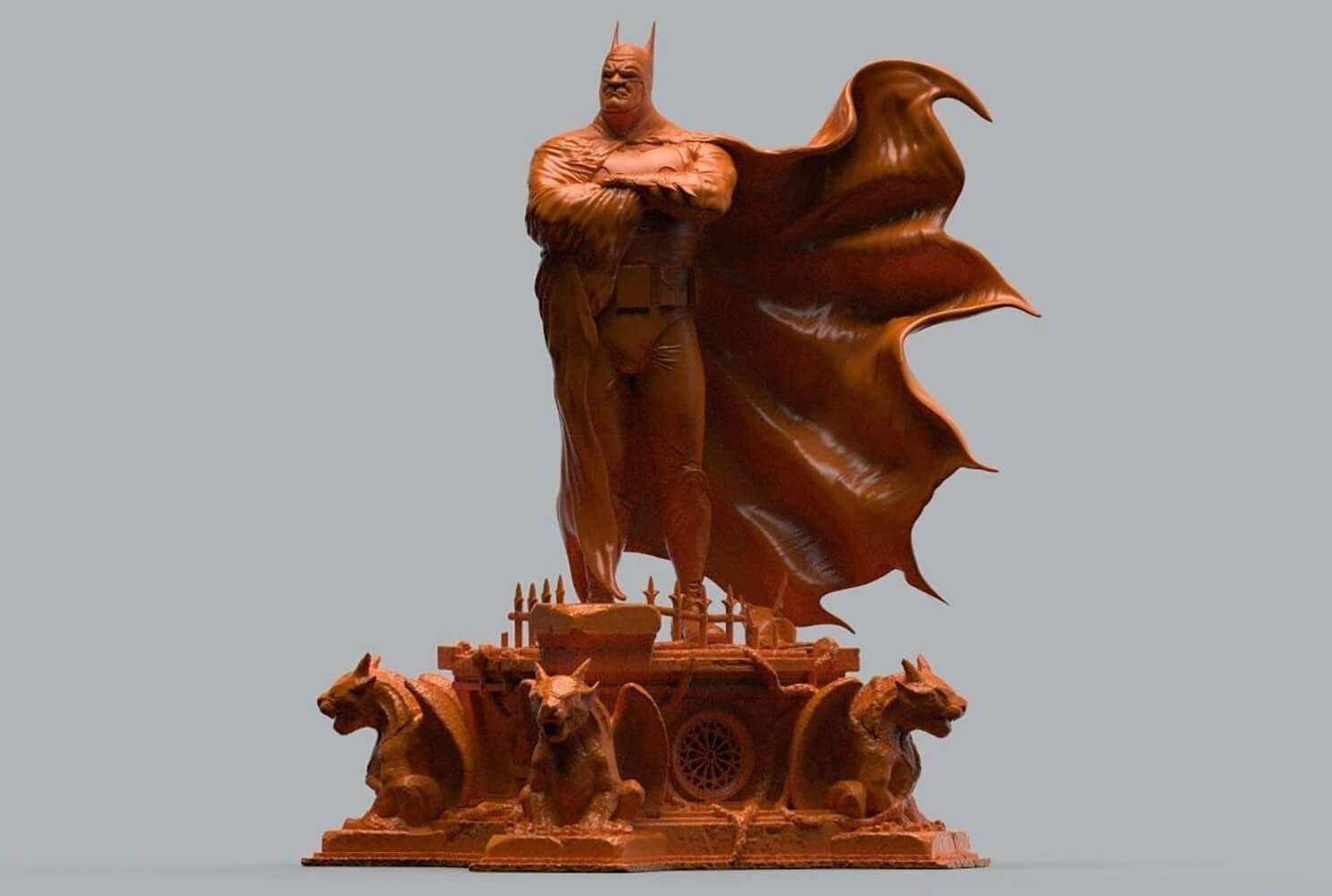 Batman Statues - 3D Model by 3DModelDesigner