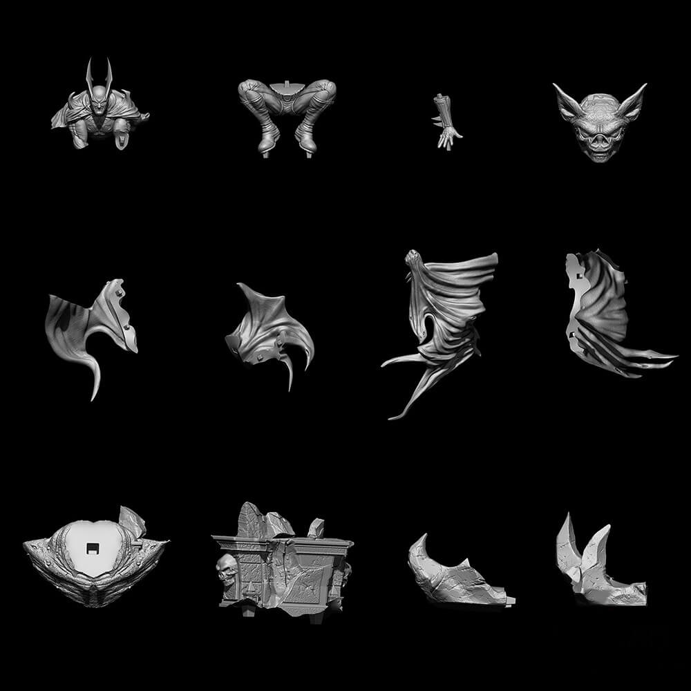 Batman Vampire - 3D Print Model by 3DModelDesigner