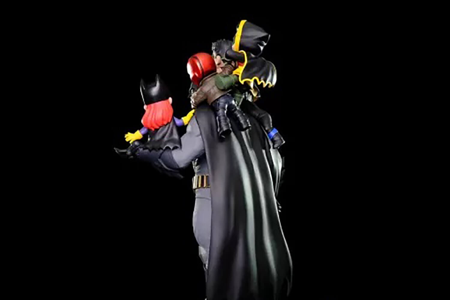 Batman With Kids - 3D Print Model by 3DModelDesigner