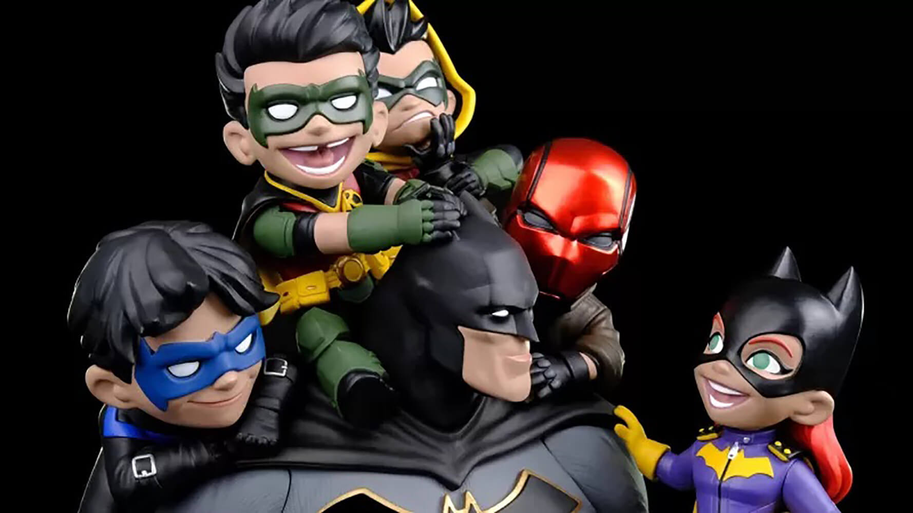 Batman With Kids - 3D Print Model by 3DModelDesigner