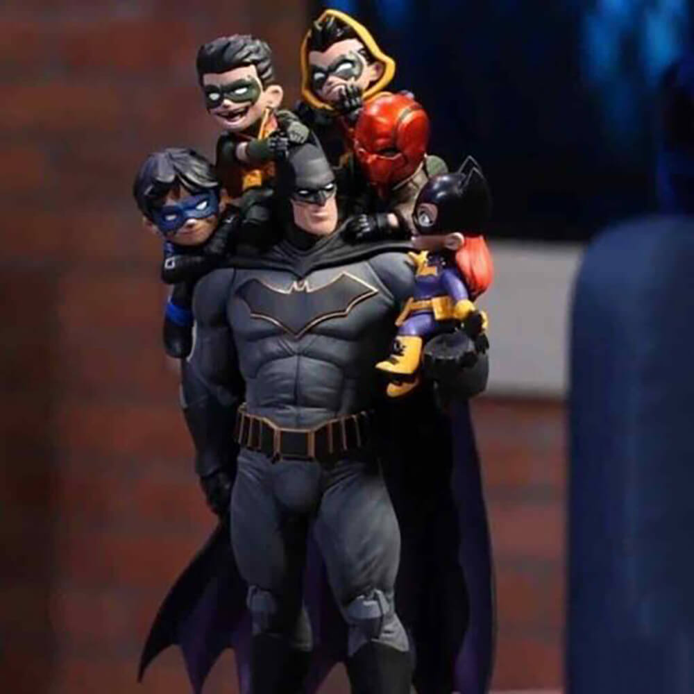 Batman With Kids - 3D Print Model by 3DModelDesigner