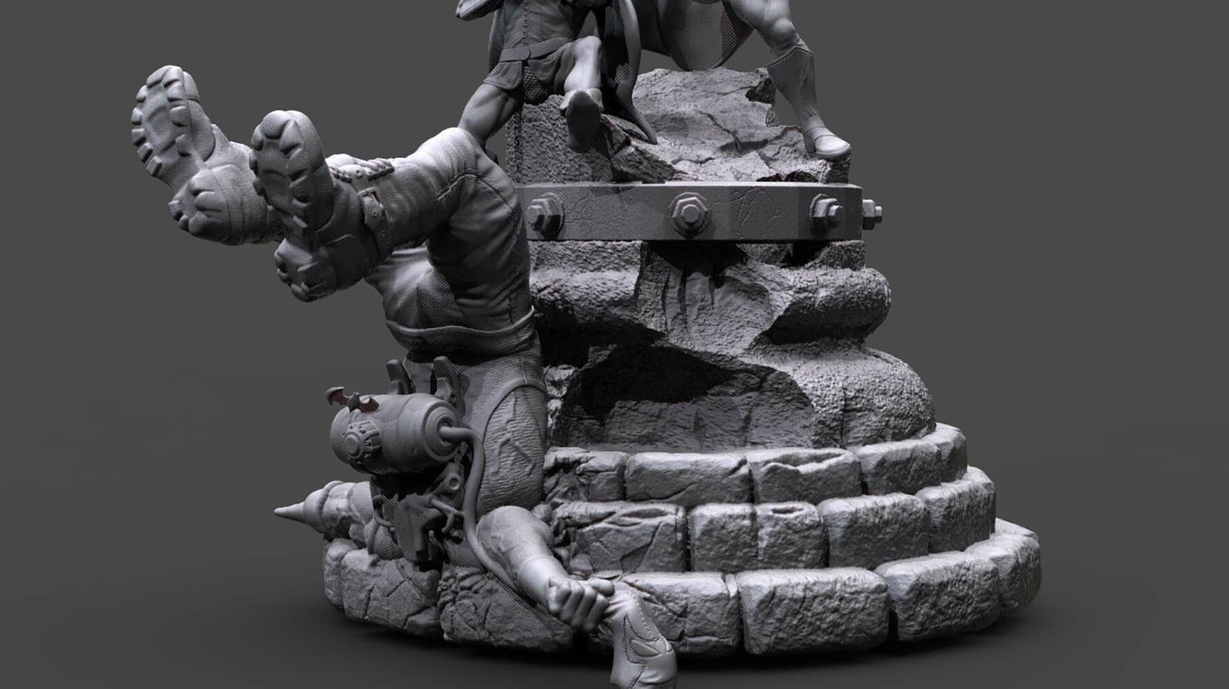 Batman Y Robin - 3D Model by 3DModelDesigner