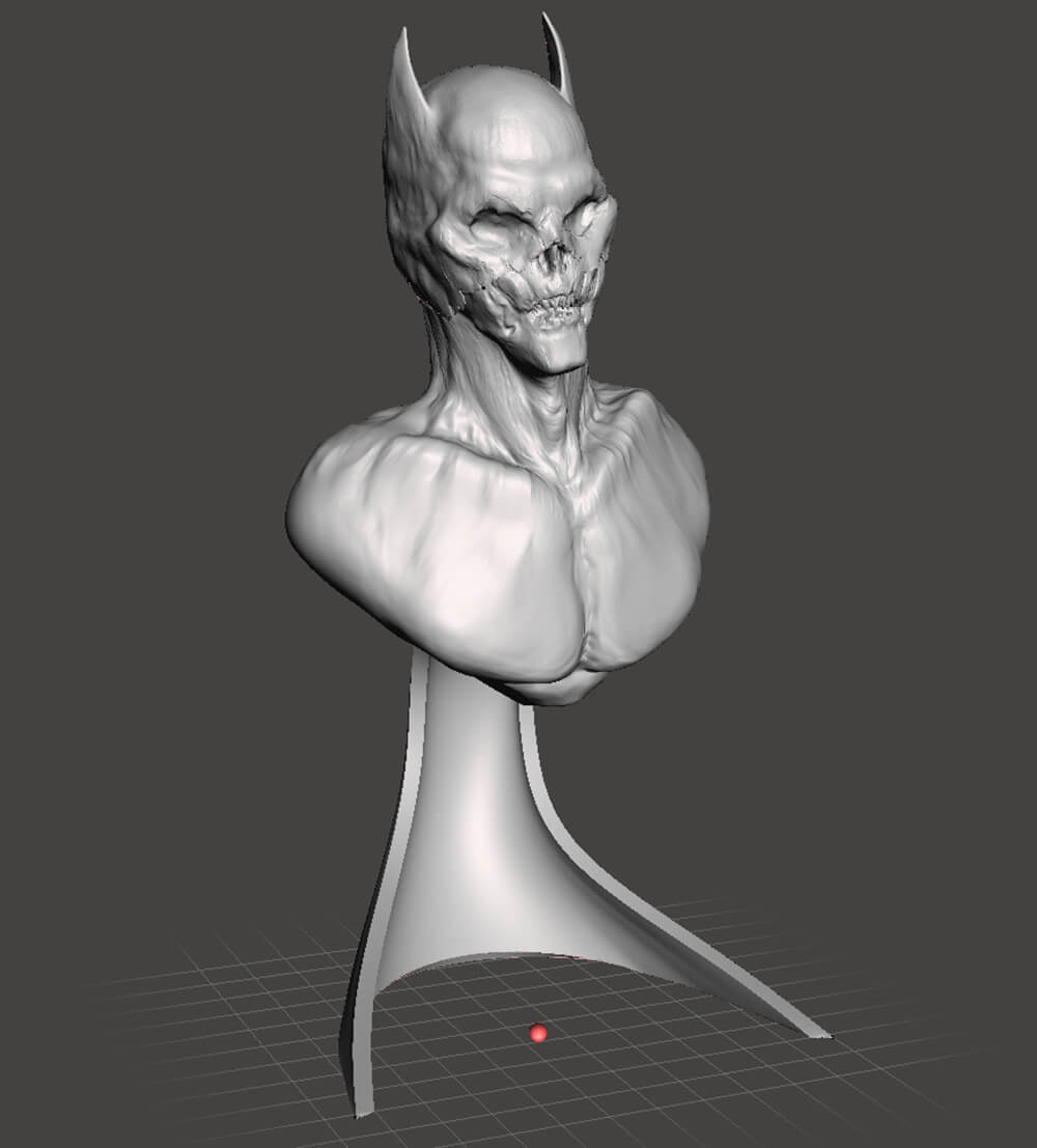 Batman Zombie - 3D Print Model by 3DModelDesigner