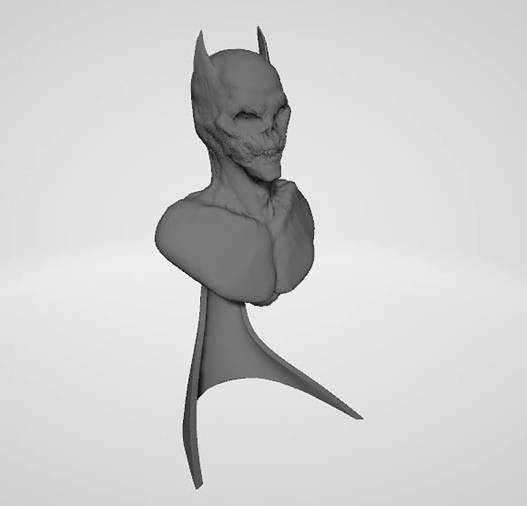 Batman Zombie - 3D Model by 3DModelDesigner