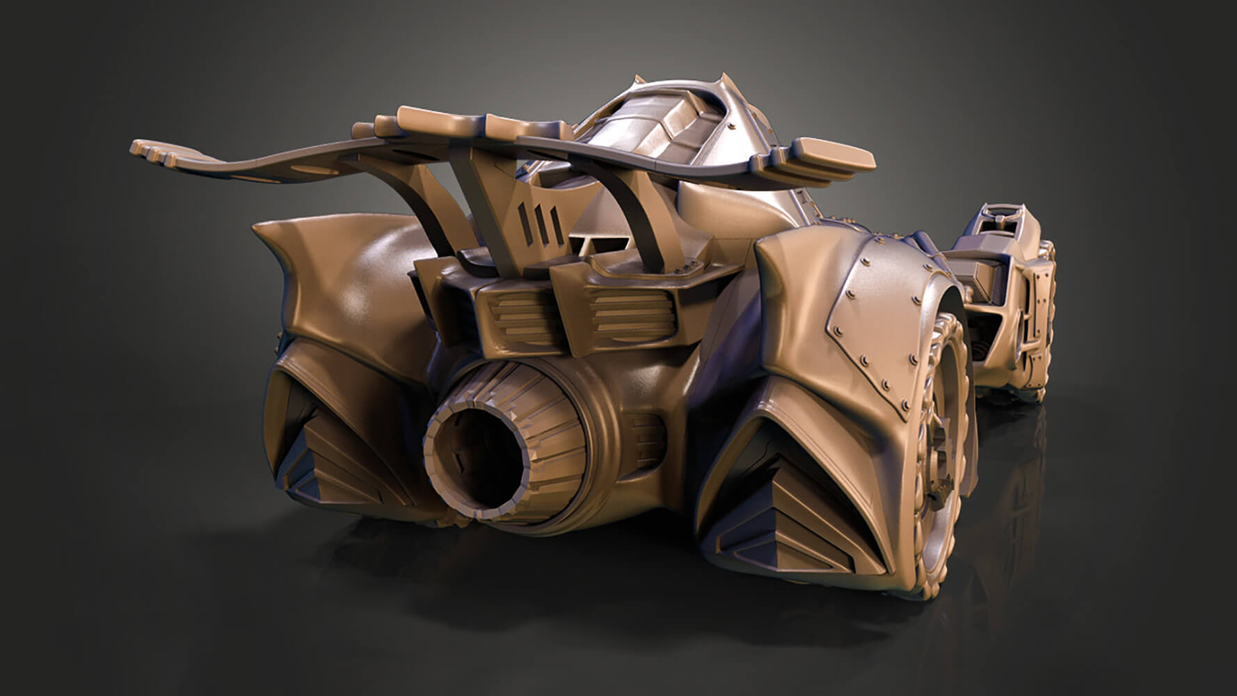 Batmobile (Batmobile) - 3D Model by 3DModelDesigner