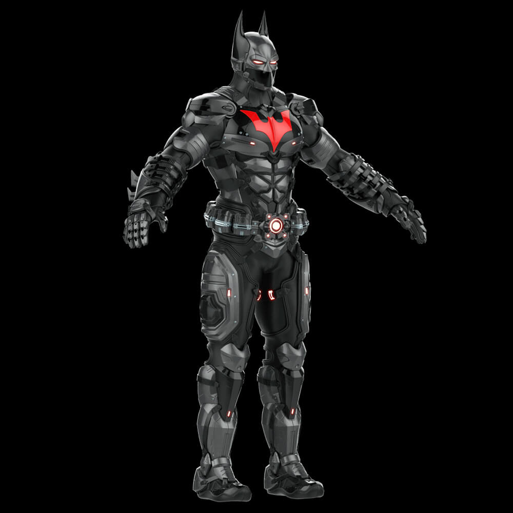 Batsuit Armor From Batman Beyond - 3D Print Model by 3DModelDesigner