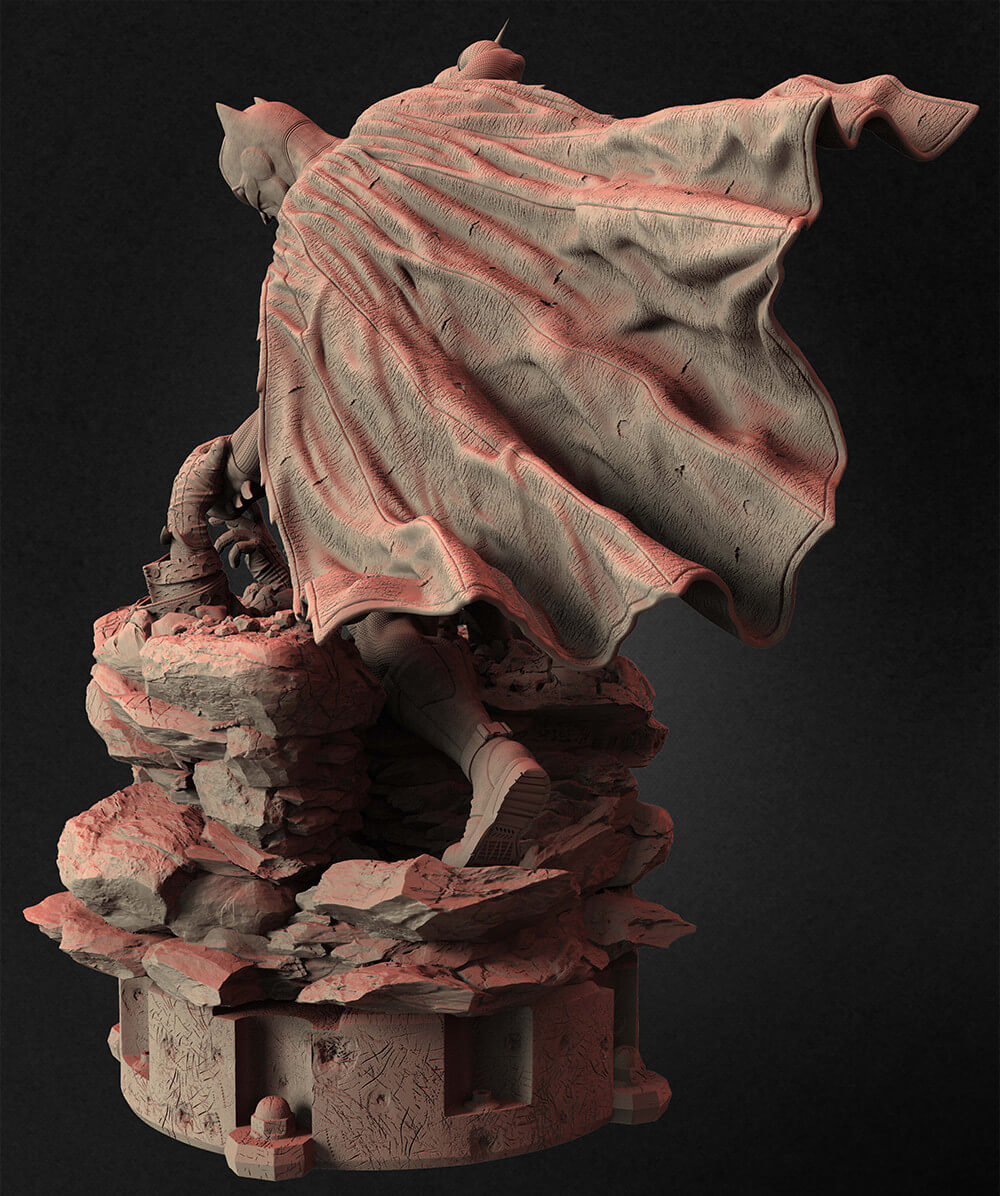 Battman Diorama - 3D Model by 3DModelDesigner