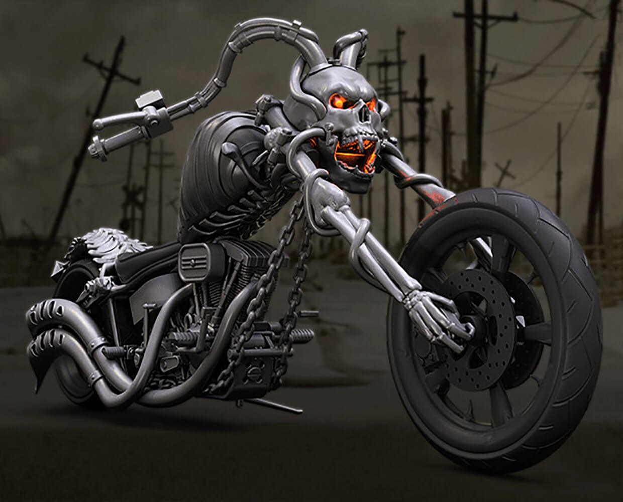 Bike Devil (Bike Devil) - 3D Model by 3DModelDesigner