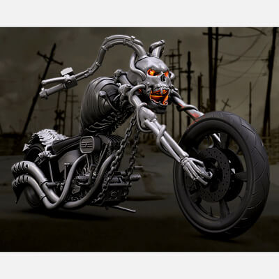 Bike Devil (Bike Devil) - 3D Model by 3DModelDesigner