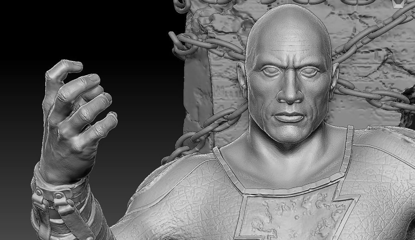 Black Adam (Black Adam) - 3D Model by 3DModelDesigner