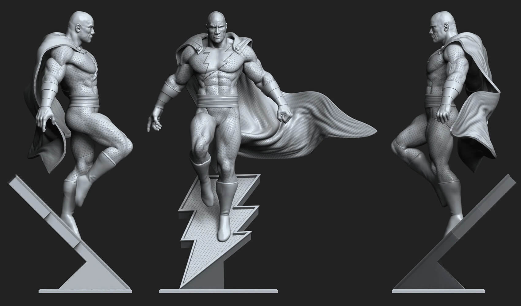 Black Adam (Black Adam) - 3D Model by 3DModelDesigner