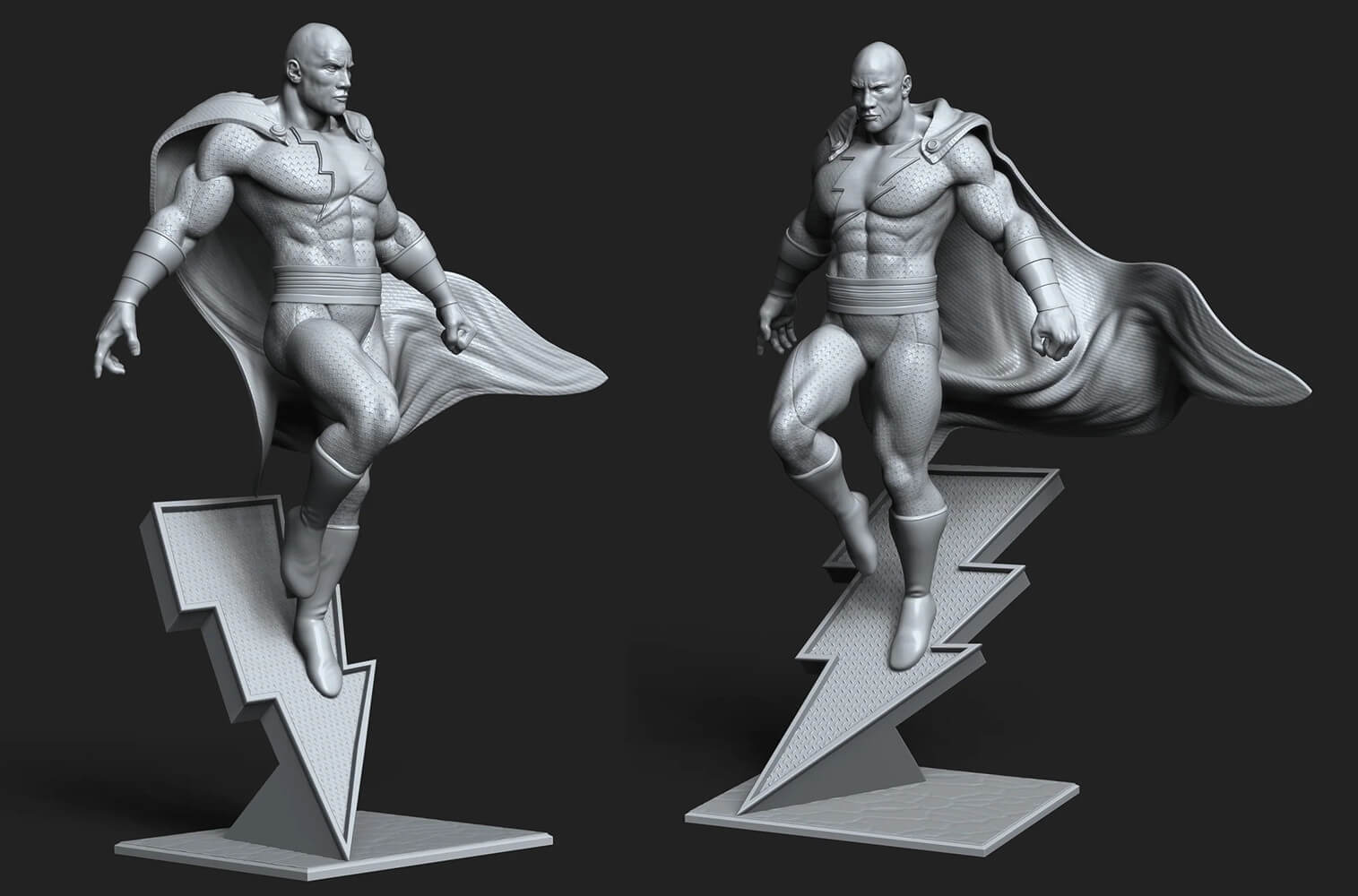 Black Adam (Black Adam) - 3D Model by 3DModelDesigner