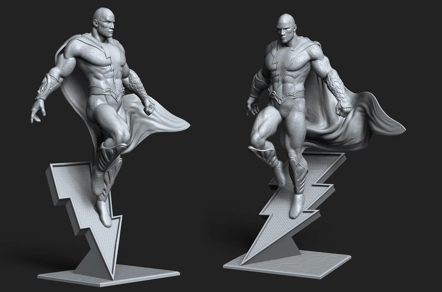 Black Adam (Black Adam) - 3D Print Model by 3DModelDesigner